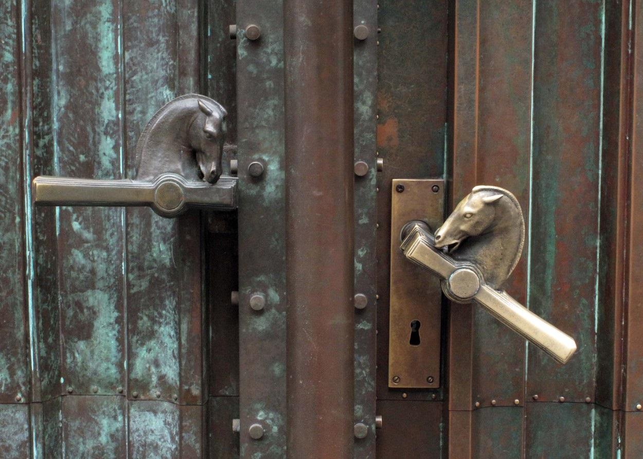 Guardians of Knowledge: The Iconic Pegasus Handles on Ljubljana Doors ...